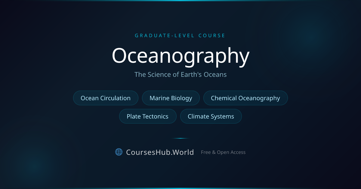 1.1 Overview of the Oceans | Oceanography | CoursesHub.World